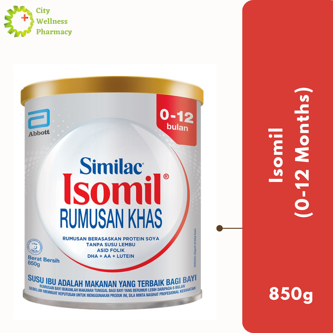 Abbott Similac Isomil Rumusan Khas Infant’s Milk Formula 850g | For Age ...
