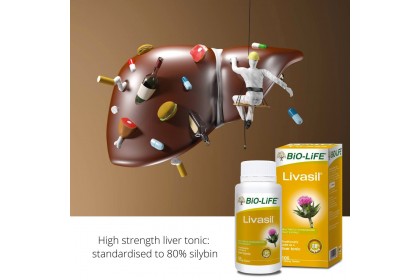 Bio-Life Livasil (Milk Thistle Standardized Fruit Extract) 100's + 30 ...